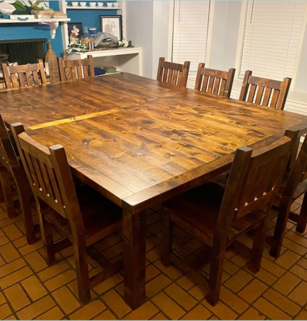 Large Dining Table | Dining Room Table | Dining Table | Dining Set ...