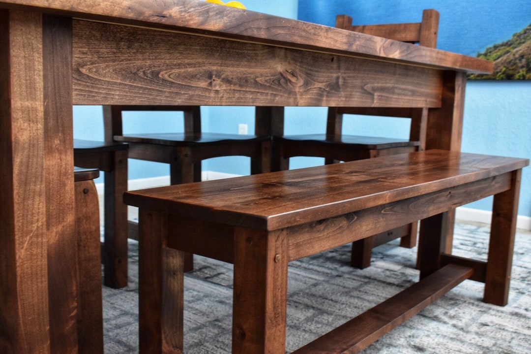 Wood Bench for Dining Table | Dining Table Bench | Solid Wood Bench ...