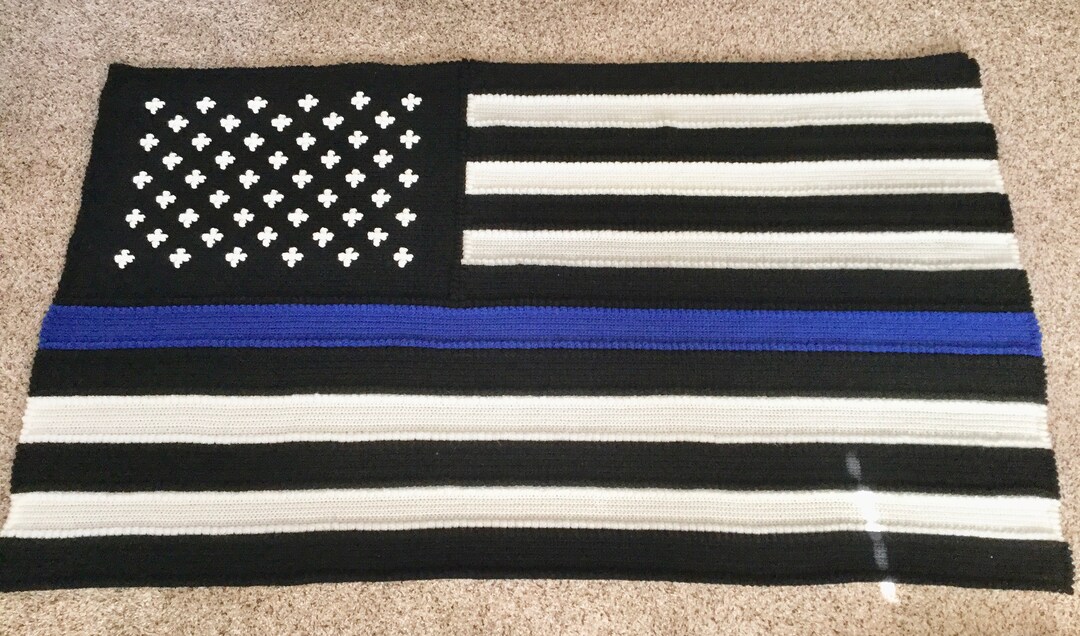 50 Thin Blue Line Flag - Etsy