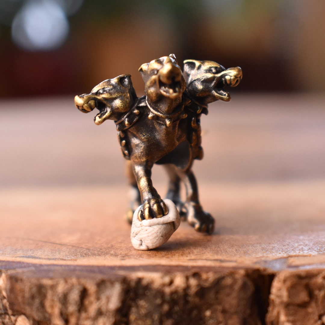 Cerberus Dread Bead | 3 Headed Dog Dreadlock Bead | 5.5mm Loc Jewlery ...