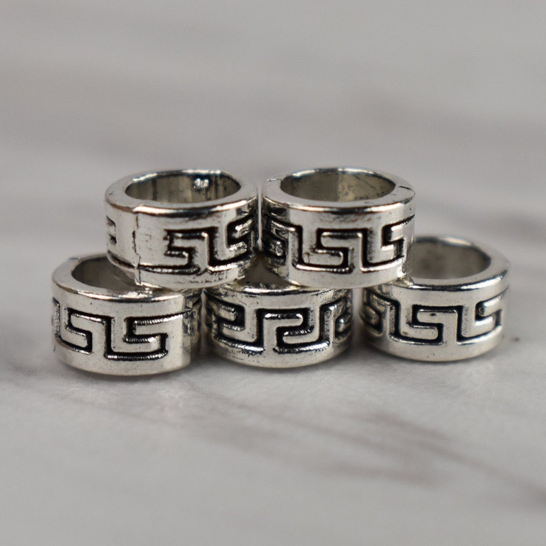 Beard Beads Set of 5 Copper Cuff Beard Beads 6mm Beard - Etsy