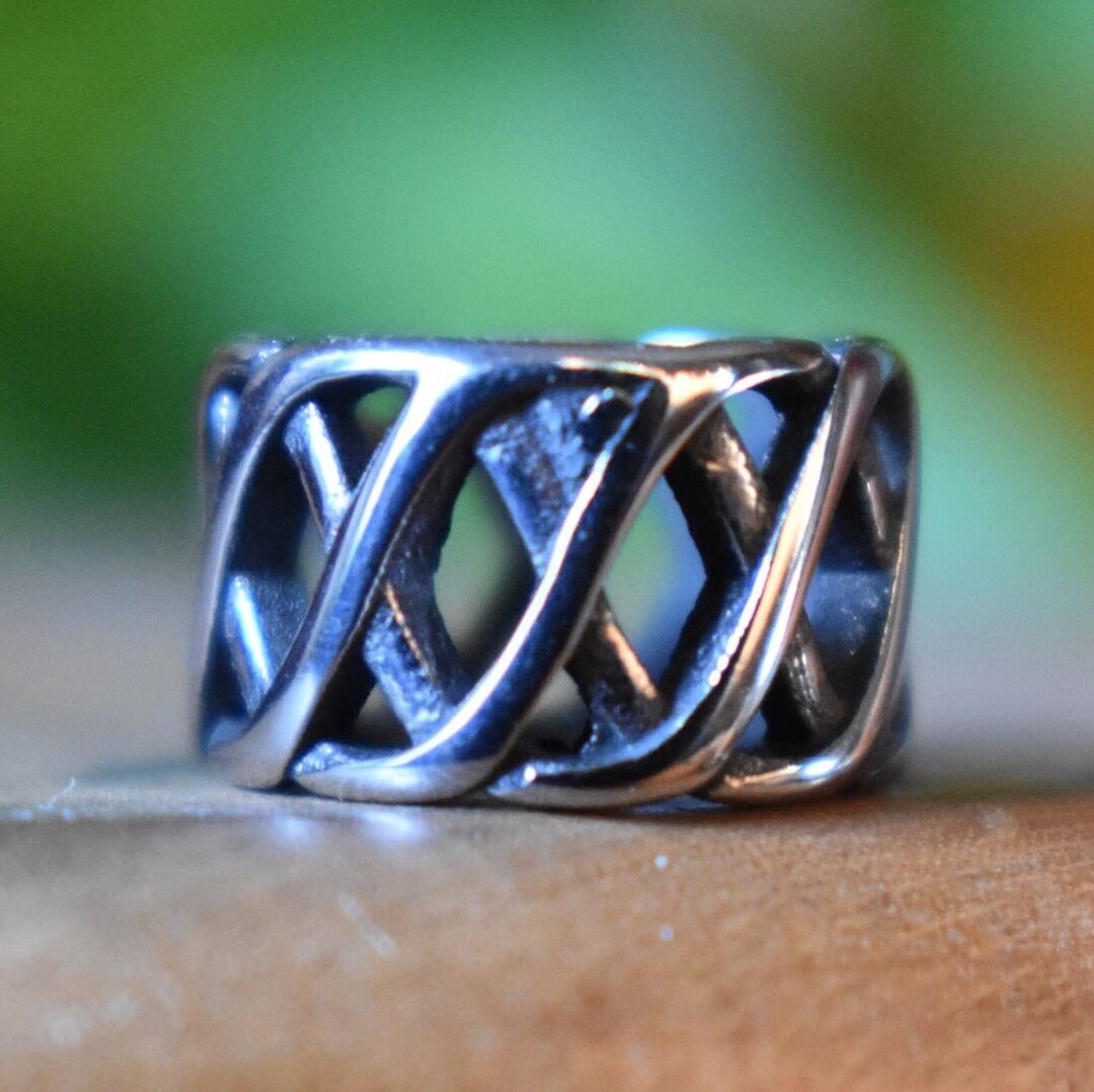 Stainless Steel Silver Dread Bead |9 Mm - Etsy