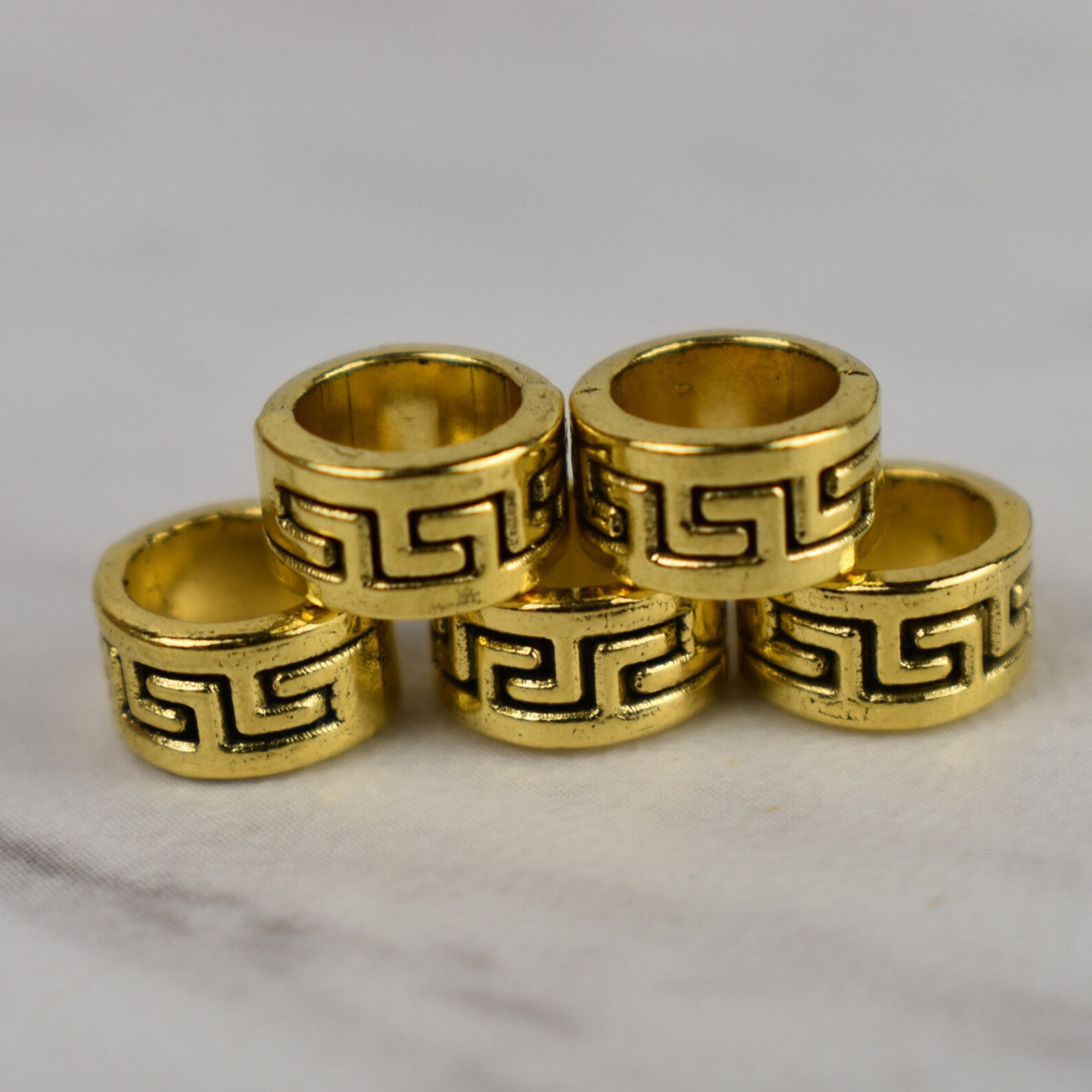 Beard Beads Set of 5 Copper Cuff Beard Beads 6mm Beard - Etsy