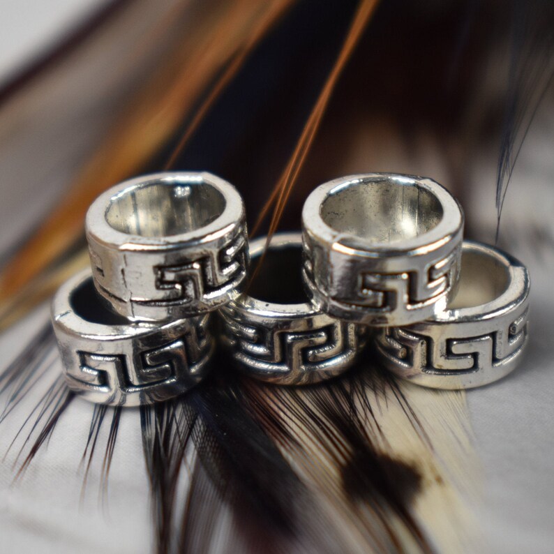 Beard Beads Set of 5 Copper Cuff Beard Beads 6mm Beard - Etsy