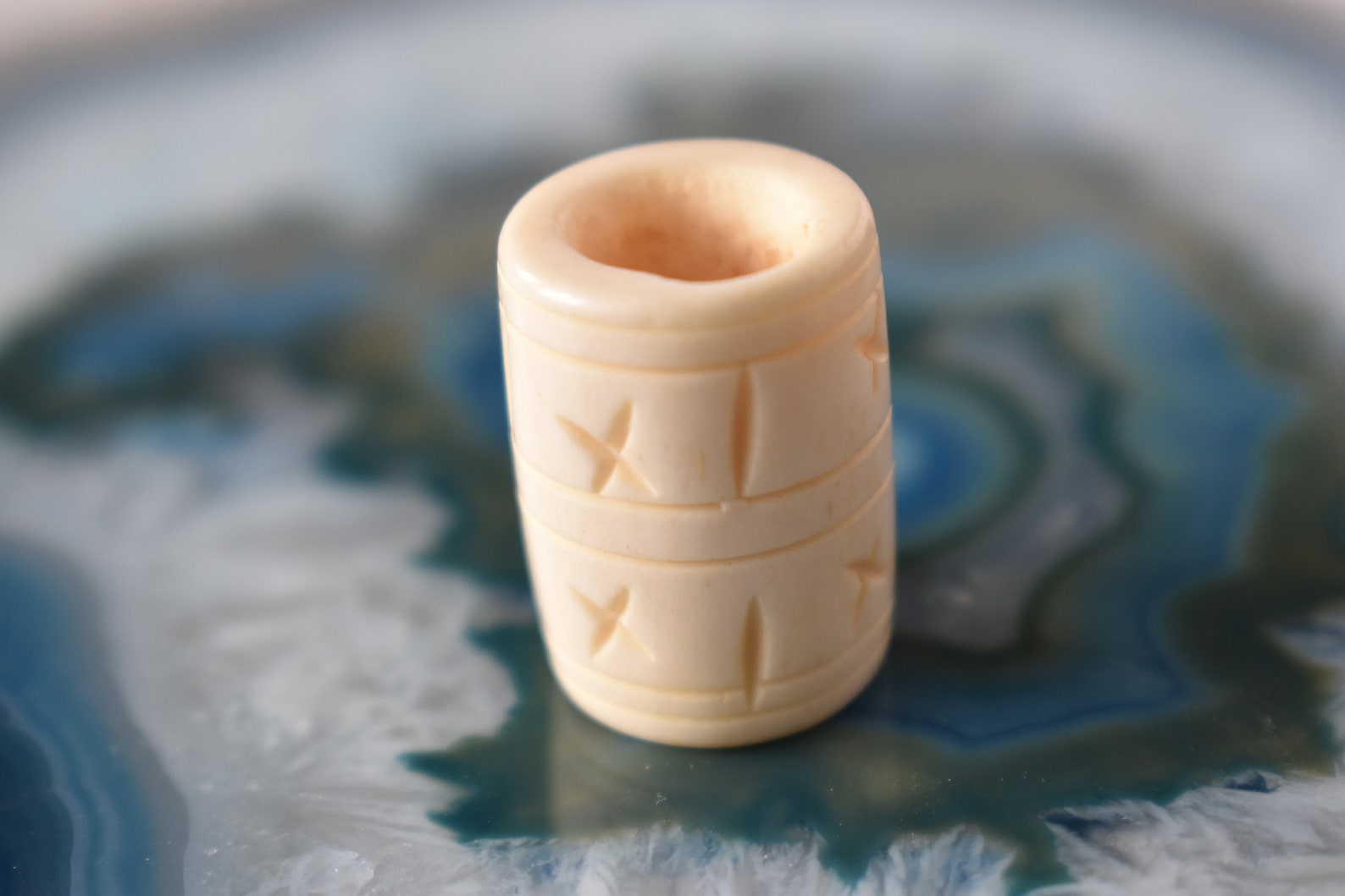 Tribal Dread Bead | Dread Bead | Bone Dread Bead | Dreadlock Accessory ...