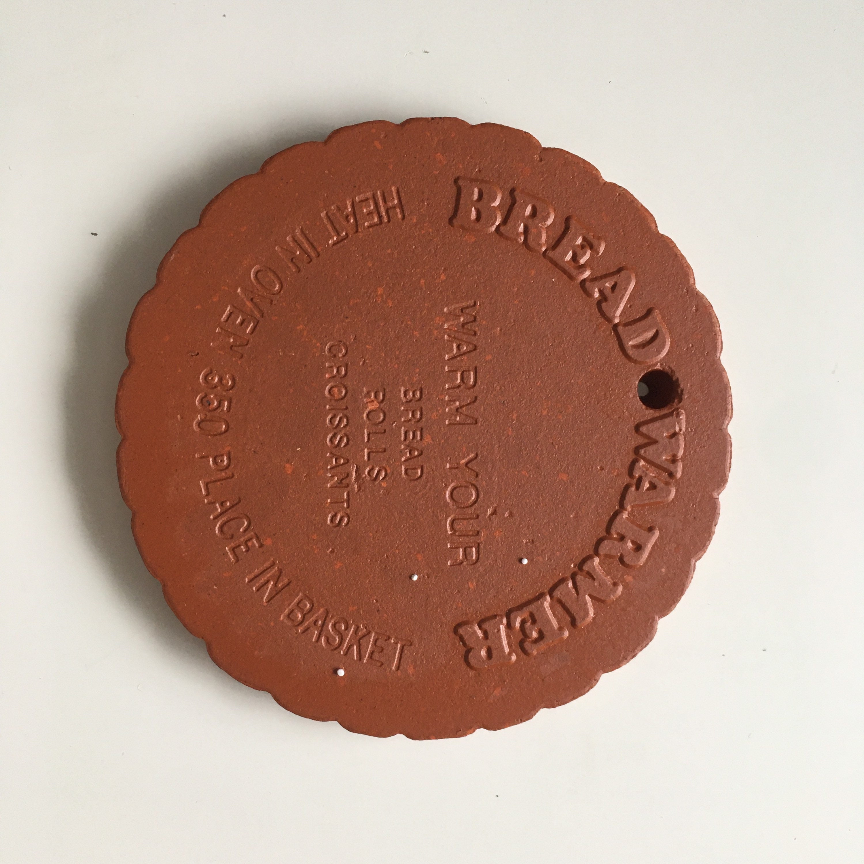 Vintage Terra Cotta Bread Warmer, Clay Baking Tool, Classic Baking ...