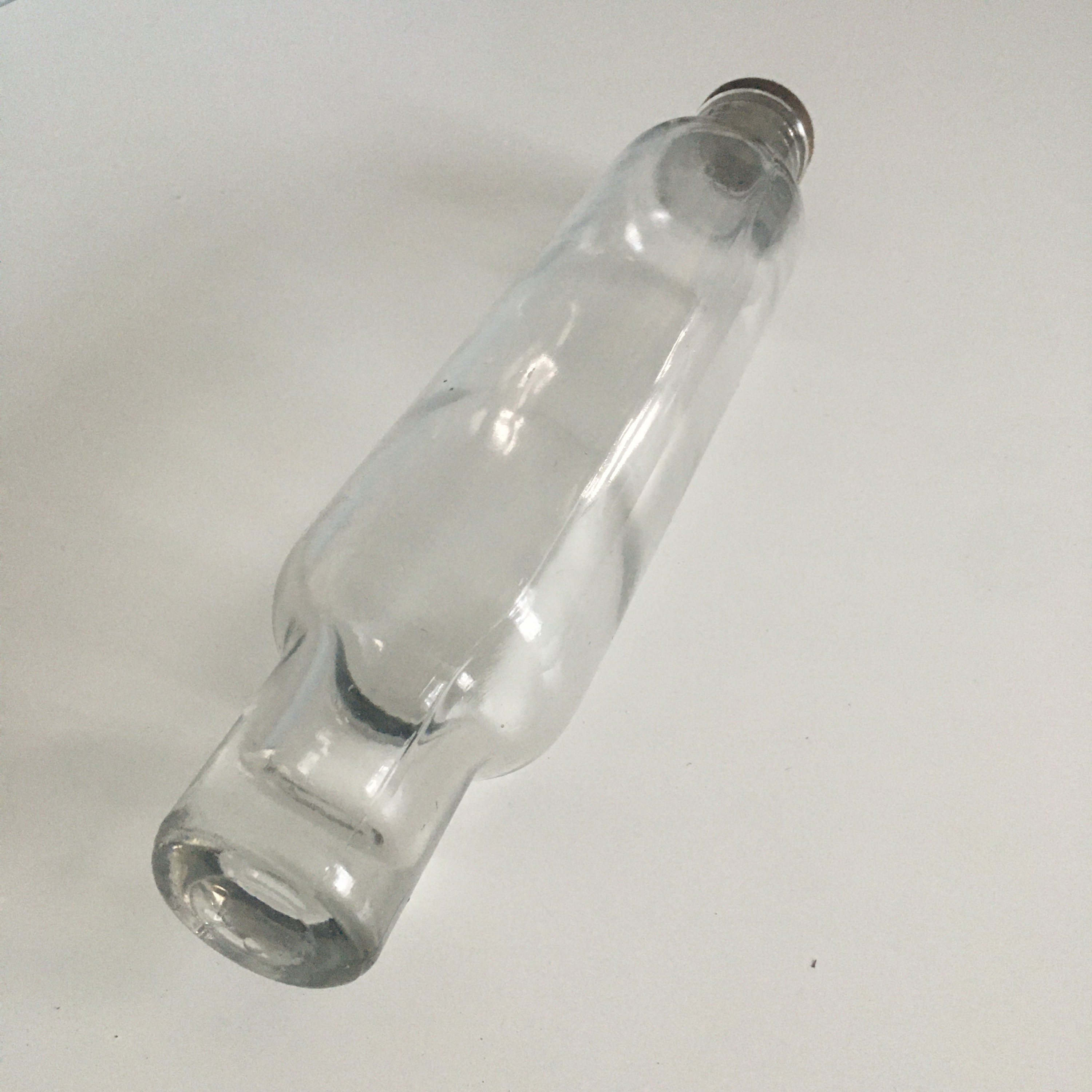 Antique Glass Rolling Pin With Lid / Farmhouse Kitchen Shabby Chic ...