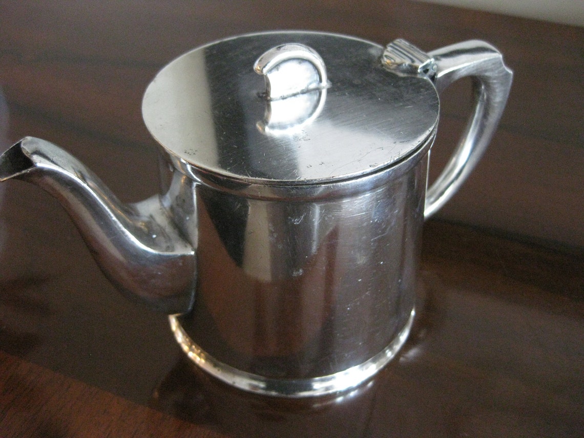 Vintage Steamship Silver, Ellerman Lines, Vintage Silver Plated Teapot ...