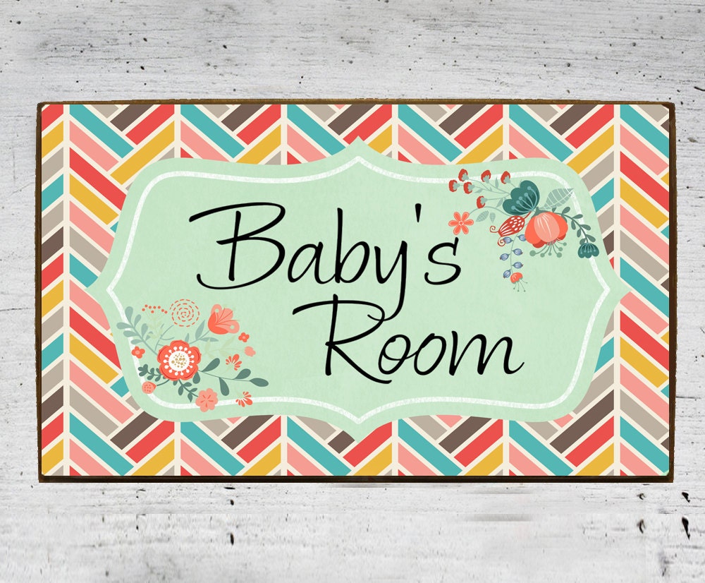 Kids Room Door Sign for Kid's Door. Baby Nursery Decor, Nursery Room ...
