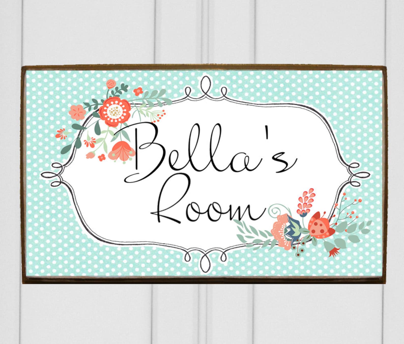 Door Plaque, Door Sign, Kids Room Sign, Kids Name Plate, Wooden Wood ...