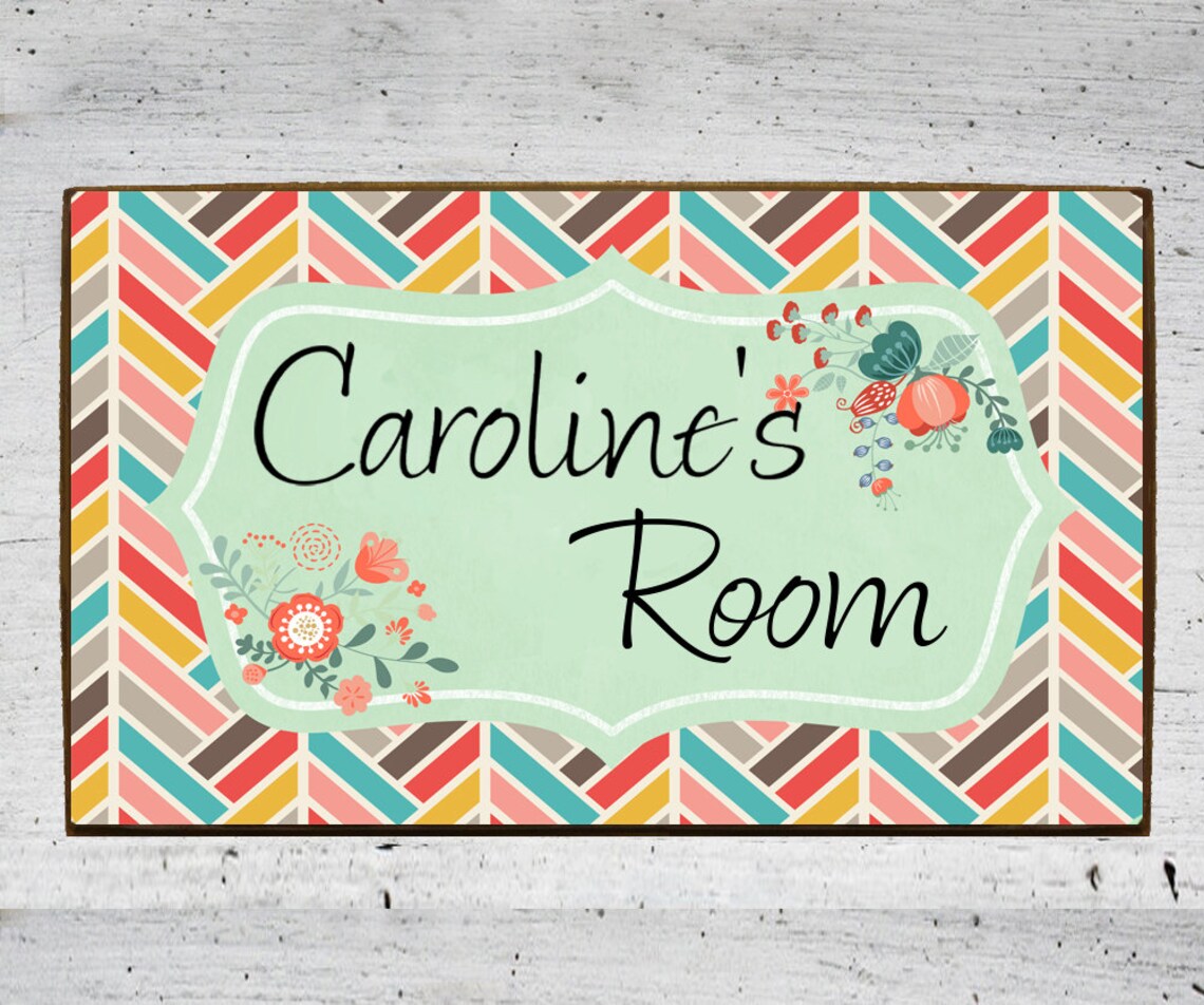 Kids Room Door Sign for Kid's Door. Baby Nursery Decor, Nursery Room ...