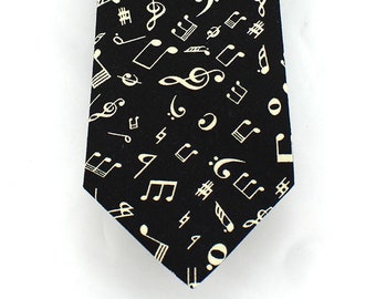Musical Notes Tie - Etsy