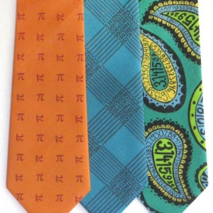Pi Ties - Over 3.14159265359 Possibilities - Etsy