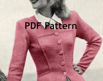 Long Tailored Jacket Pattern - Etsy
