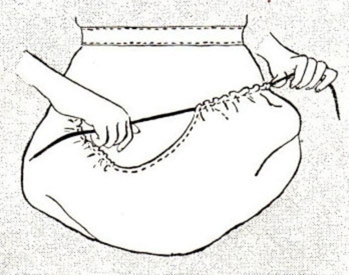 Gathering Harvest Apron Pattern, Easy Sew Project, SELF DRAFTED, Egg ...