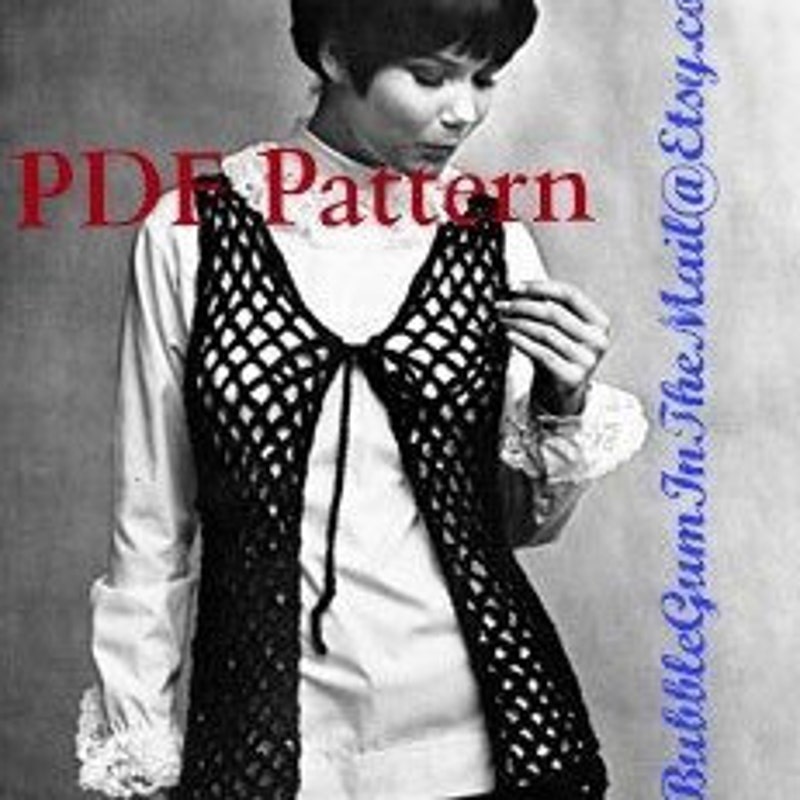 1960s Vest - Etsy