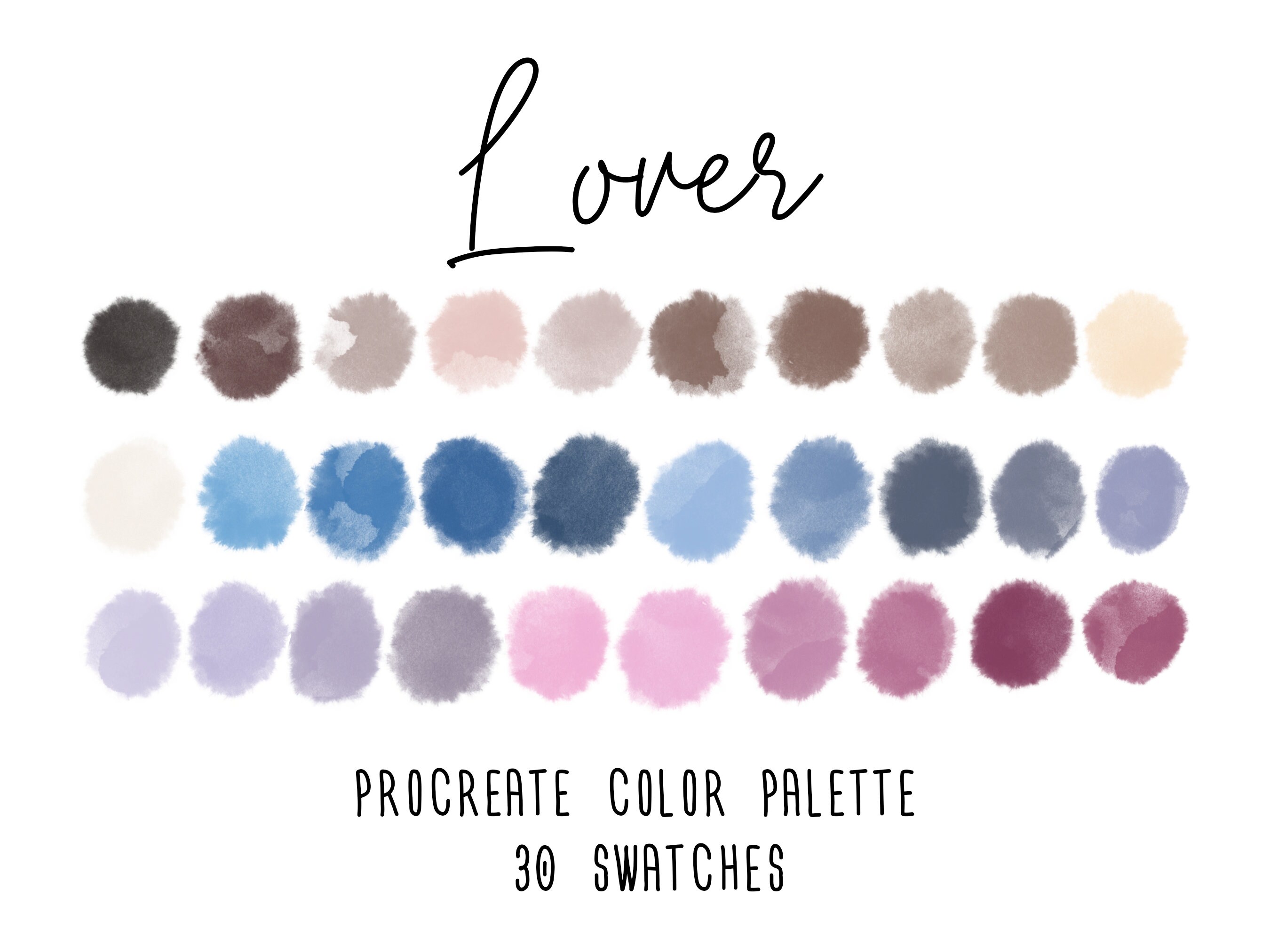 Taylor Swift TV BUNDLE Procreate Palette Color Swatches Inspired by ...