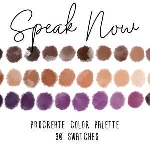 Taylor Swift TV BUNDLE Procreate Palette Color Swatches Inspired by ...