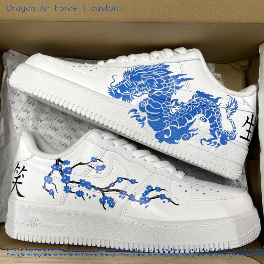 Dragon Air Force 1s Custom Design Perfect Gift on - Etsy