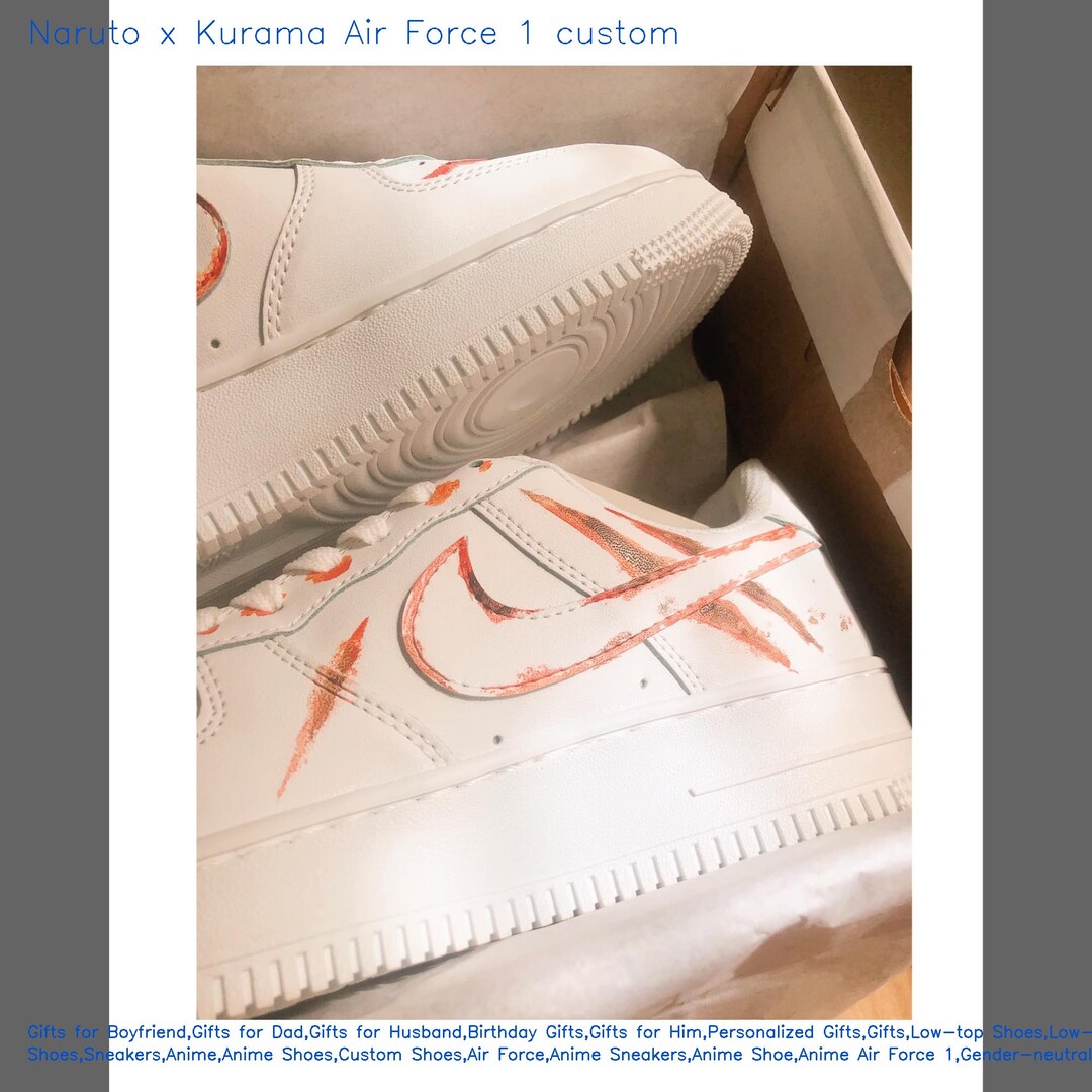 Naruto X Kurama Air Force 1 Custom Perfect Giftorder - Etsy