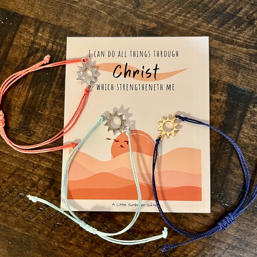 Mountain String Bracelet YW Youth Conference Gifts I Can Do - Etsy