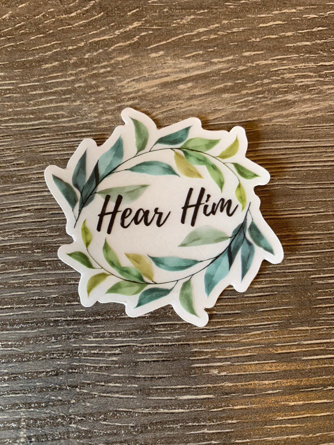 Hear Him Inspirational Sticker YMYW Birthday Waterbottle Waterproof ...