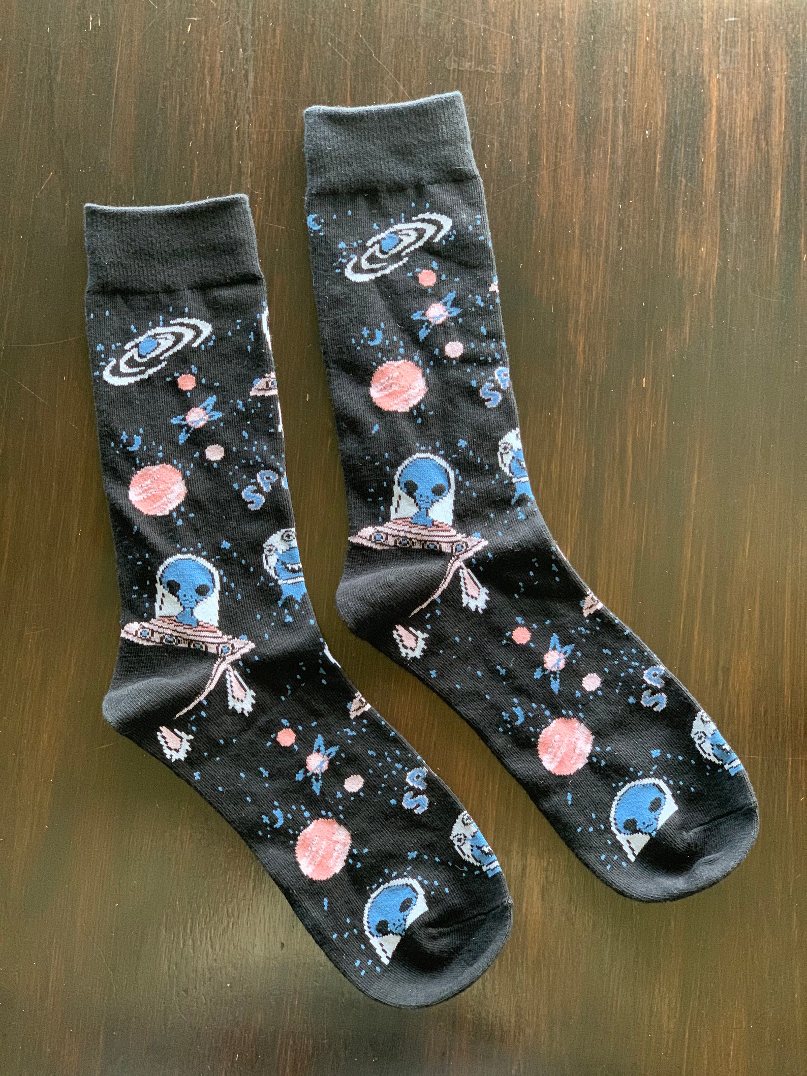 Outer Space Socks Best Teacher Universe Dad Fathers Day Gift - Etsy