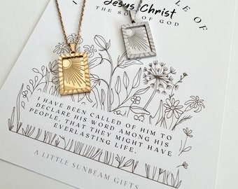 I Am A Disciple of Jesus Christ, Bar Necklace, 2024 Youth Theme, YW ...