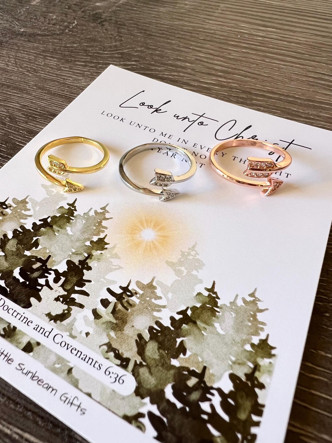 Look Unto Christ ARROW Young Women Theme Rings Scripture Missionary YW ...