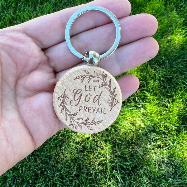 Let God Keychain - Etsy