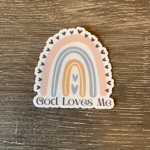 Rainbow God Loves 10 Me Primary Activity Days Sticker YM YW Birthday ...