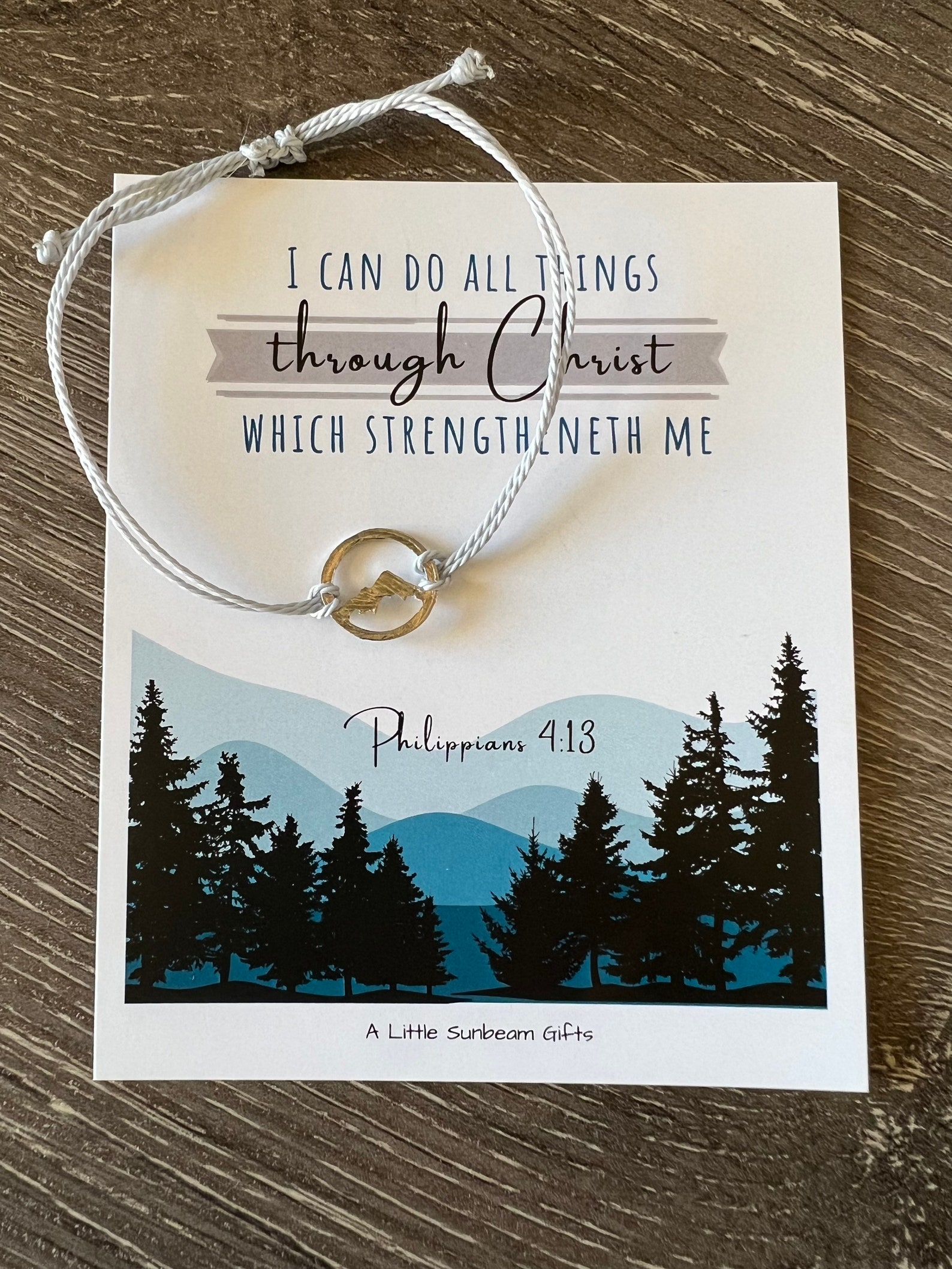 Mountain String Bracelet YW Youth Conference Gifts I Can Do - Etsy