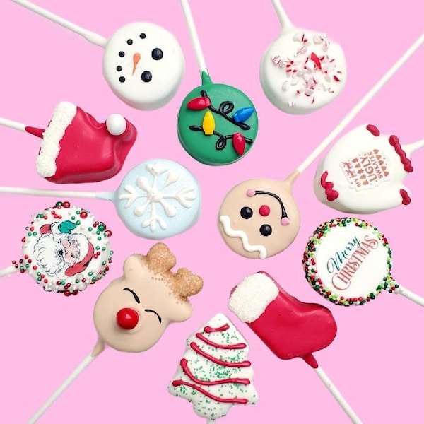 Christmas Cake Pops - Etsy