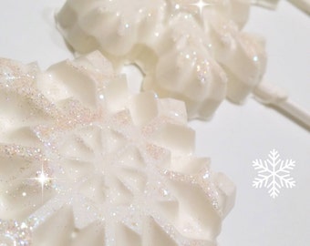Snowflake Lollipops - Holiday Hostess Gift, Christmas Table - 8 PCS - Etsy