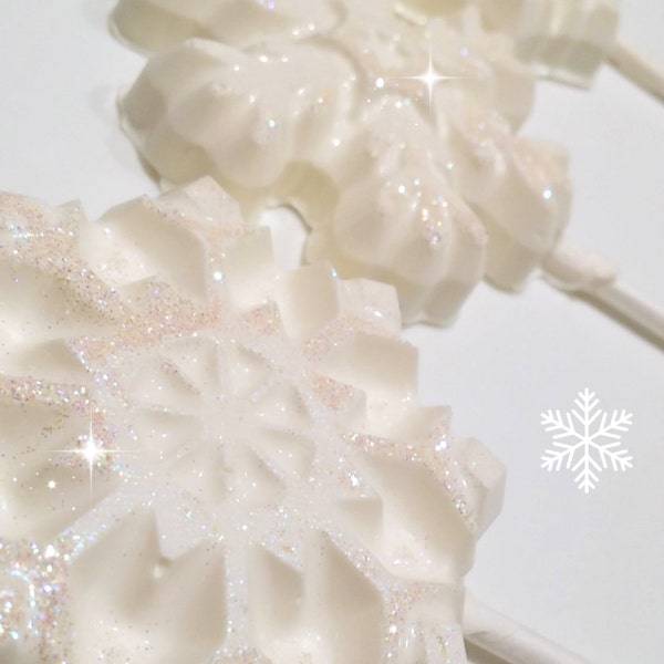 Snowflake Lollipops - Etsy