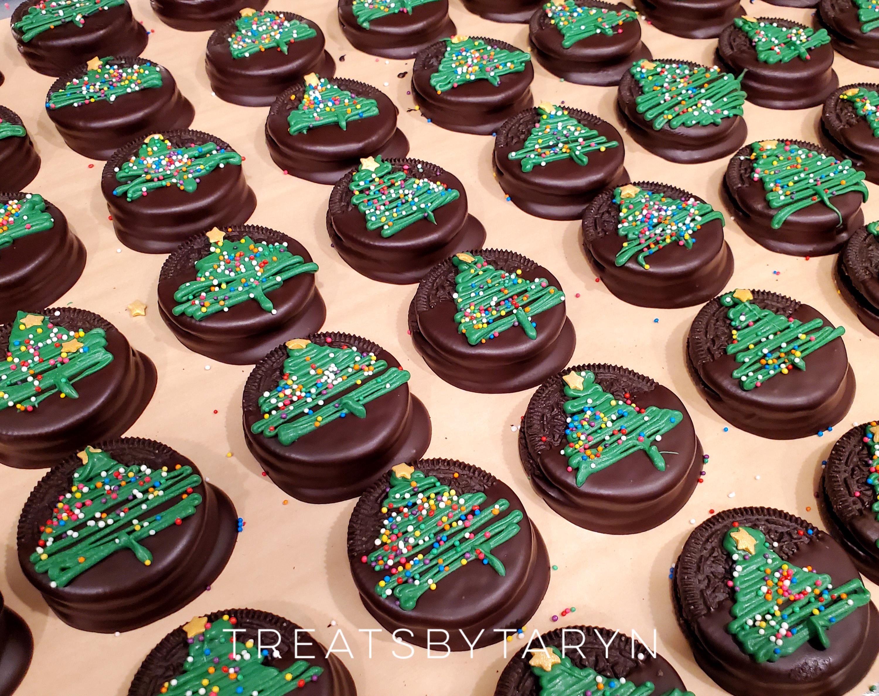 Christmas Chocolate Covered Oreos: Santa Holiday Treats (12pcs - Etsy