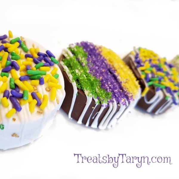 Mardi Gras Cookies - Etsy