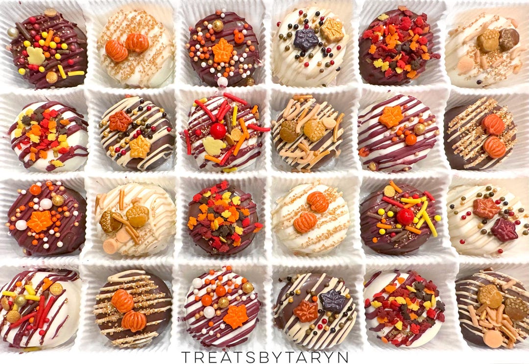 Fall Chocolate Covered Oreo Gift Set: Harvest Treats - Etsy