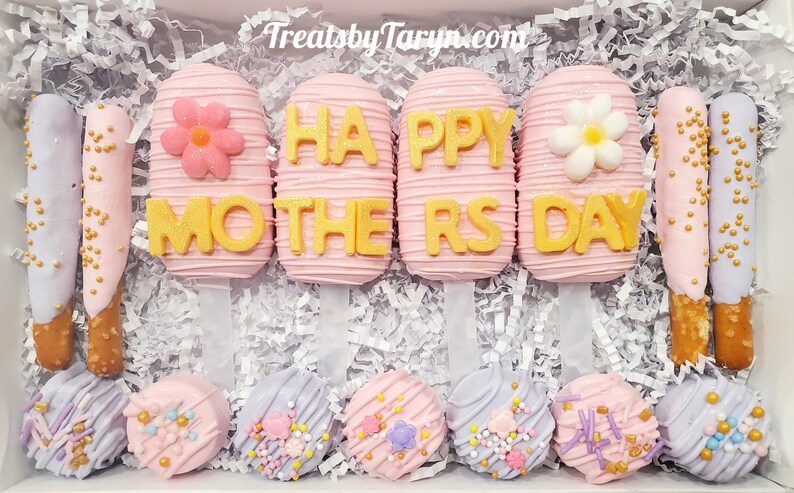 Mother's Day Cakesicle Gift Set: Chocolate Covered Treats - Etsy