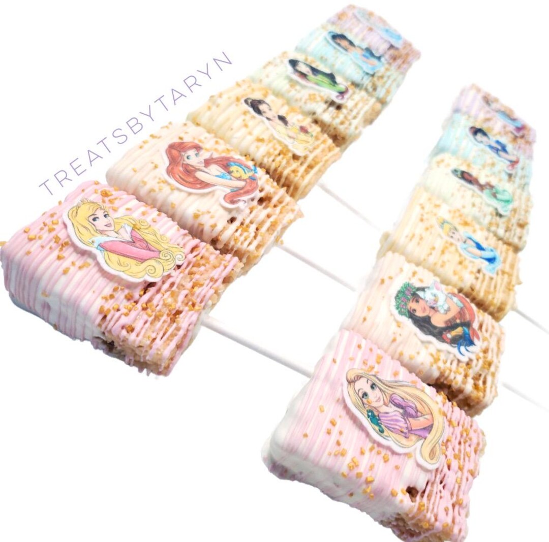 Princess Rice Krispie Treats. Mouse Treats. Mini Mouse Rice Krispie ...