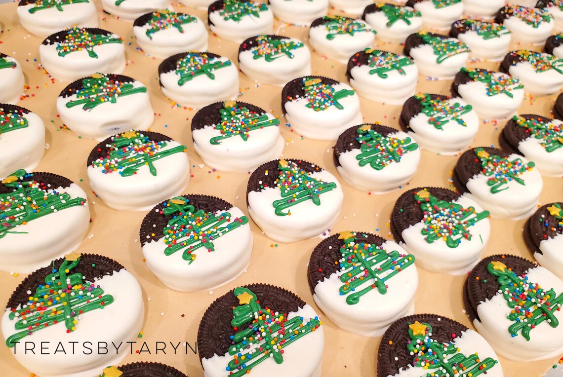 Christmas Chocolate Covered Oreos: Santa Holiday Treats (12pcs - Etsy