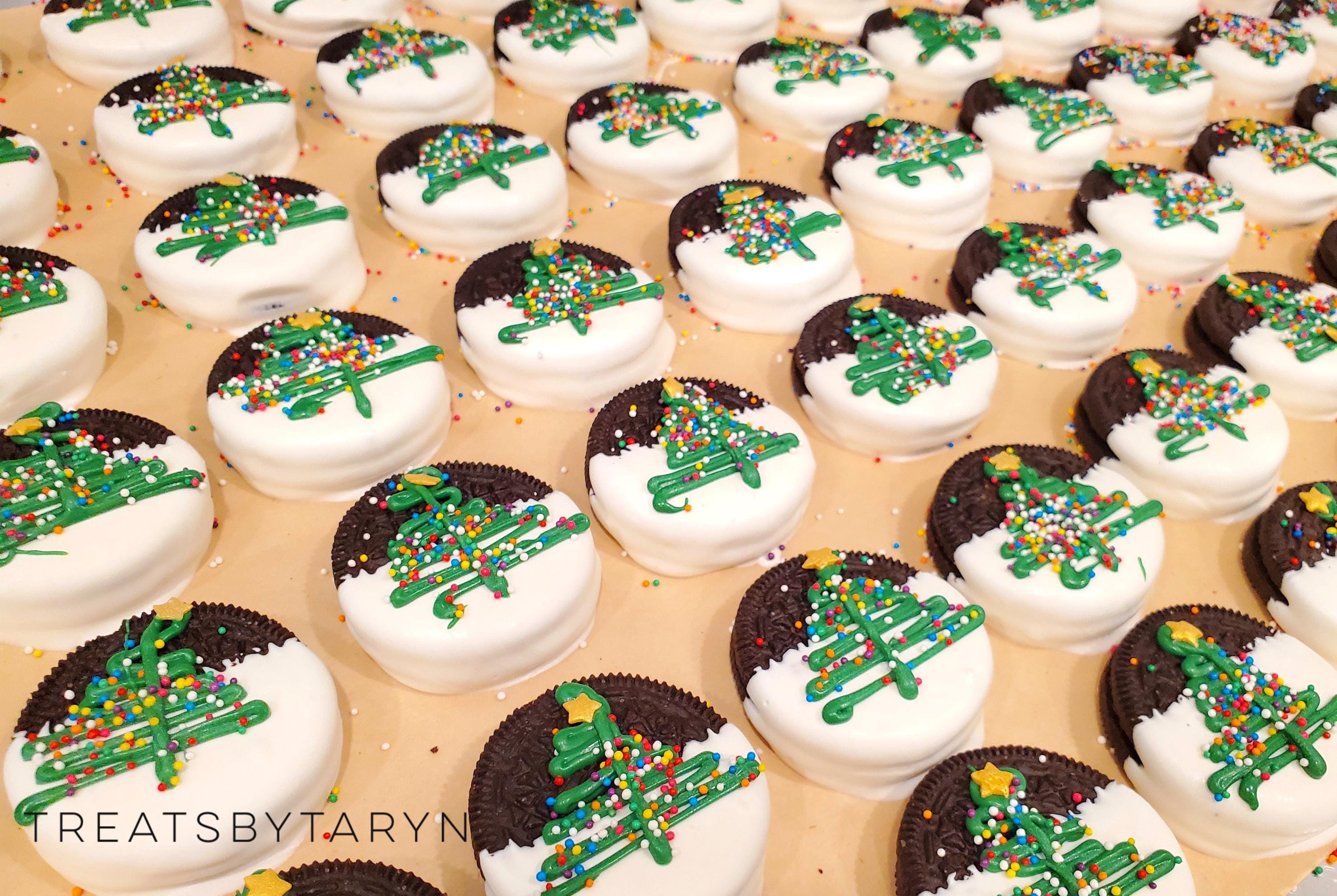 Christmas Chocolate Covered Oreos: Santa Holiday Treats (12pcs - Etsy