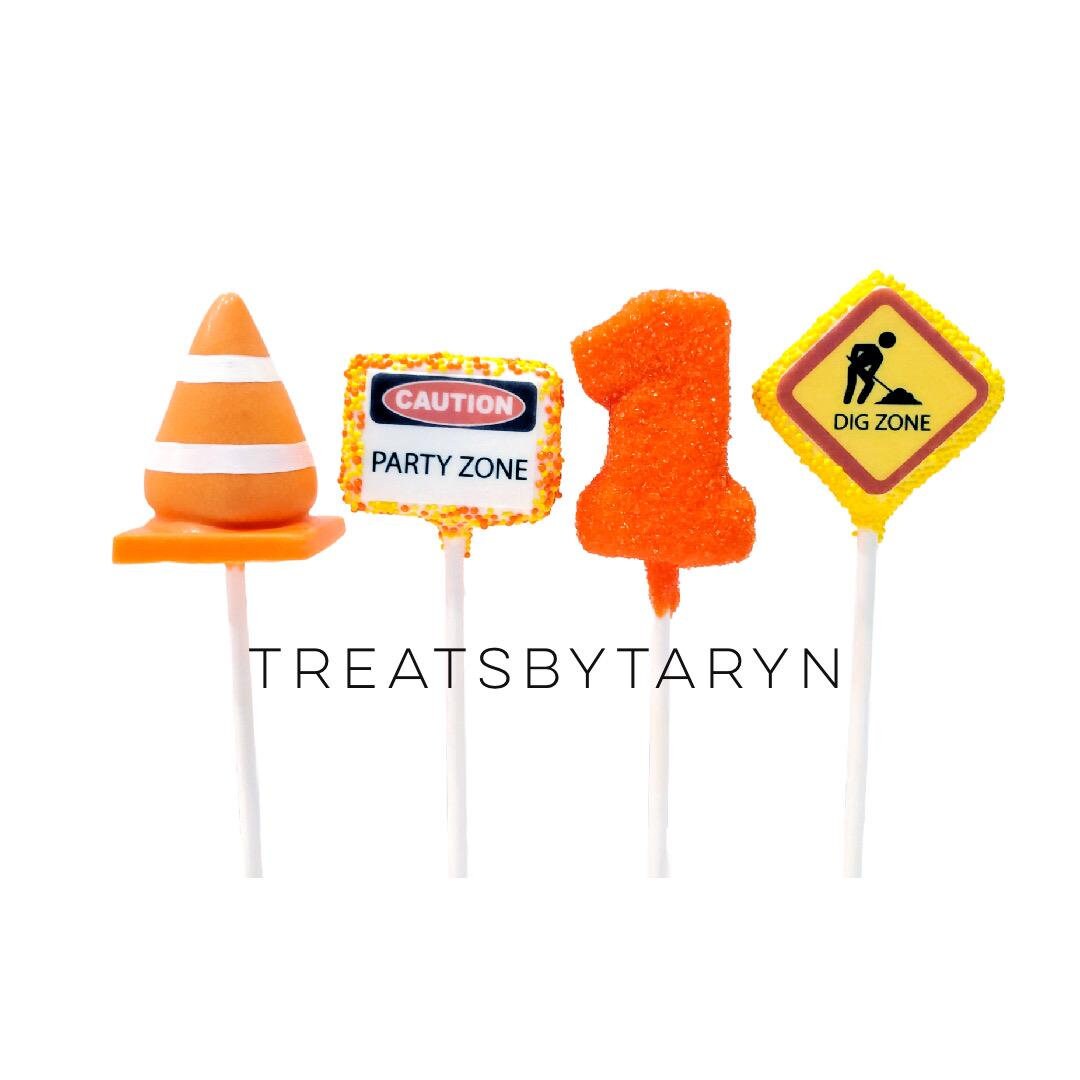 Construction Cake Pops: Party Treats, Edible Dessert - Set of 12 - Etsy