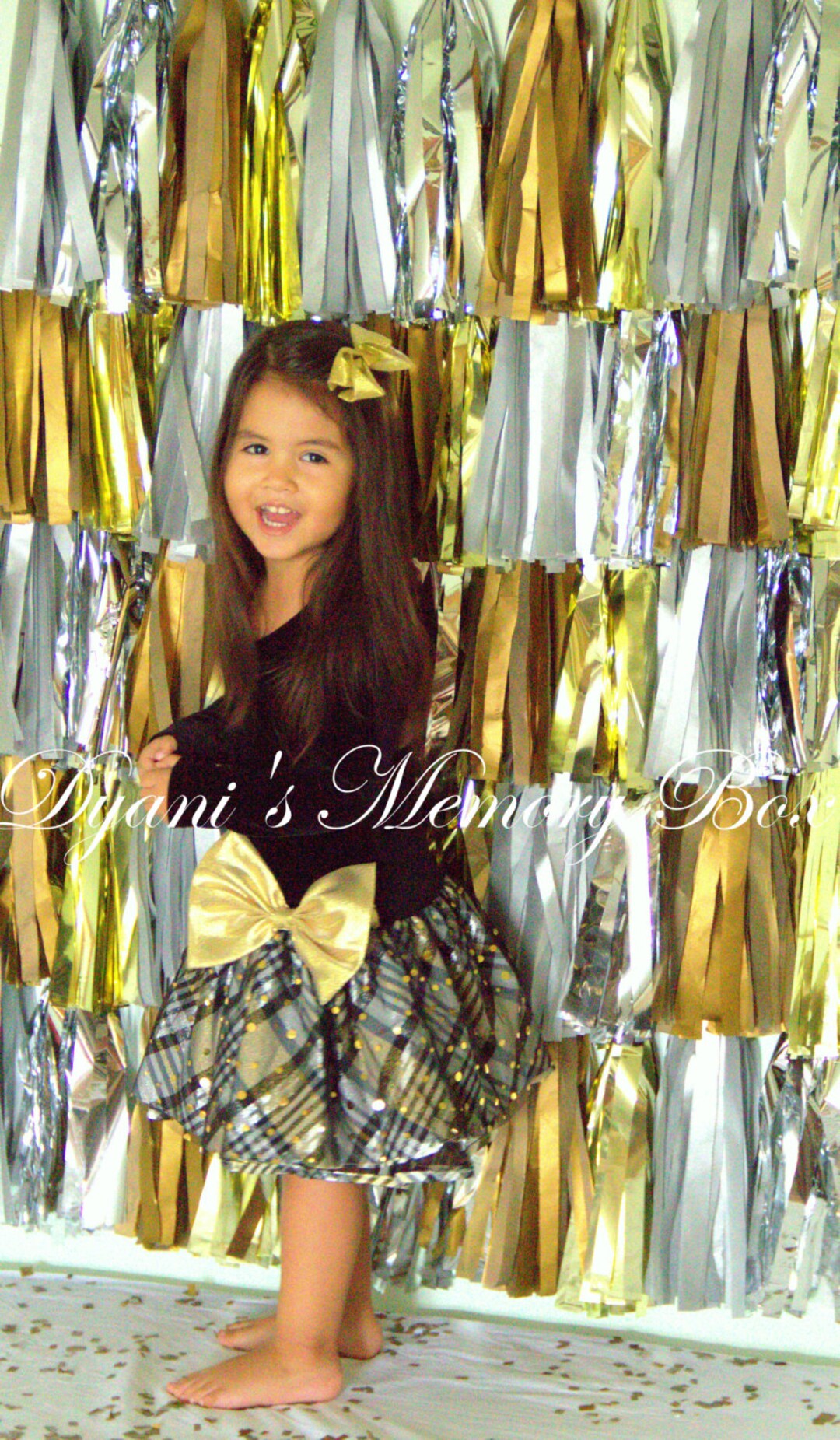 Gold and Silver Tassels Backdrop / Gold and Silver Tassel Garland ...