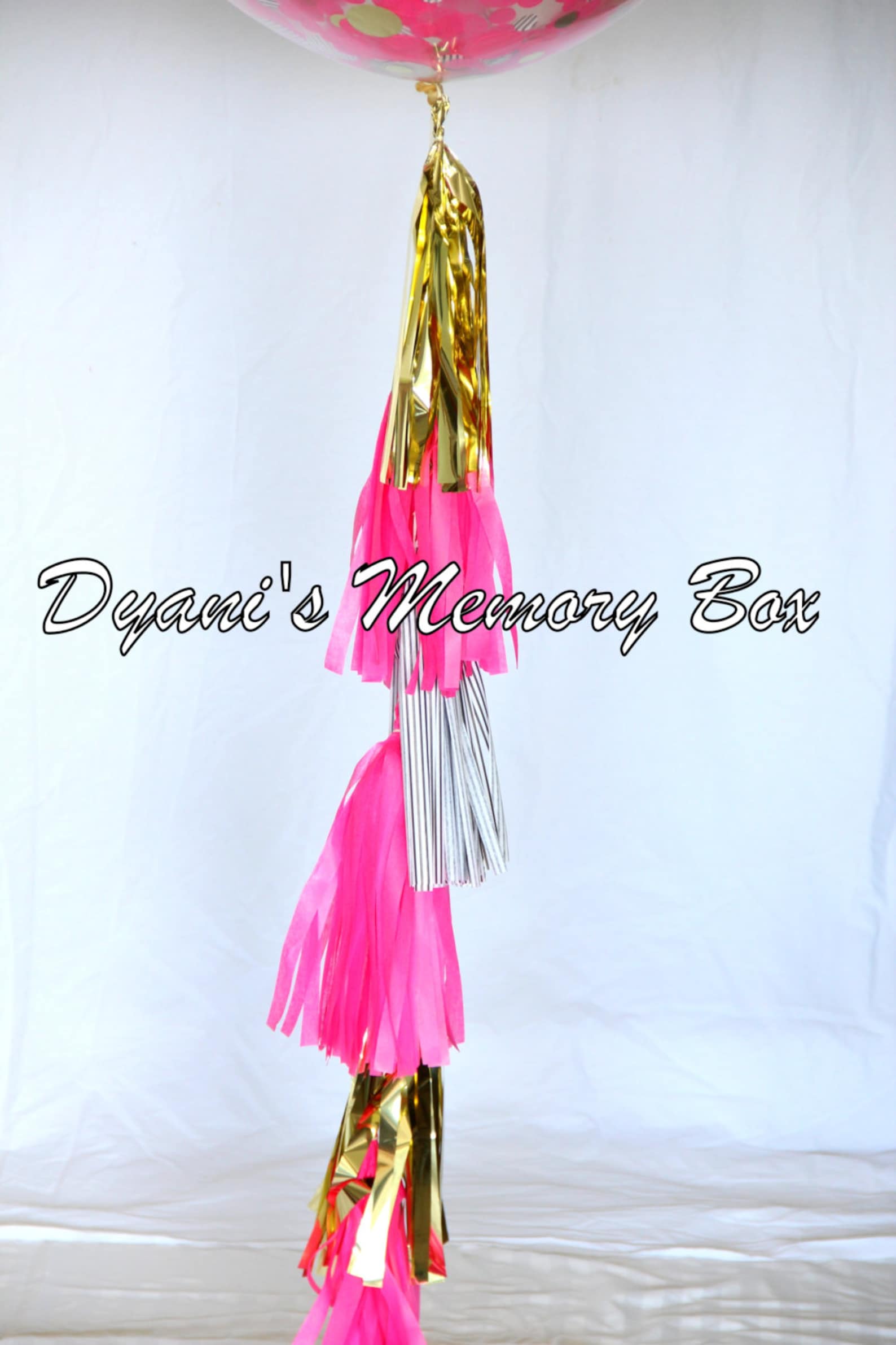 Spade Inspired Giant Clear Confetti Filled Balloon With Tassel - Etsy