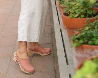 Swedish Wooden Clogs for Men / Sandgrens Clogs / Nybro Mules / Mens ...