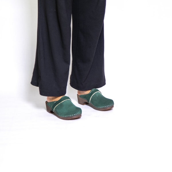 Suede Clogs - Etsy