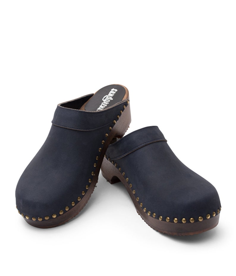 Mens Clogs, Clog Mules, Wooden Clogs, Men Leather Mules, Handmade ...