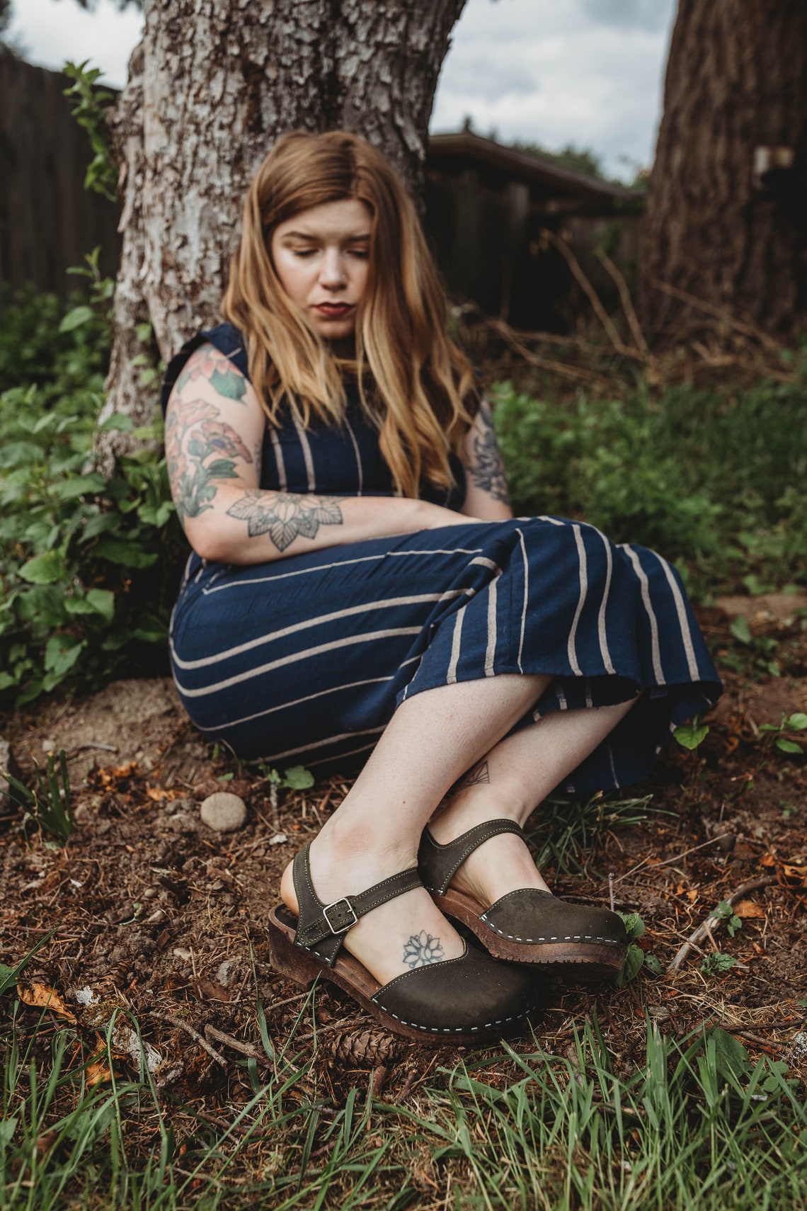 Swedish Wooden Clogs for Women / Sandgrens Clogs / Saragasso | Etsy