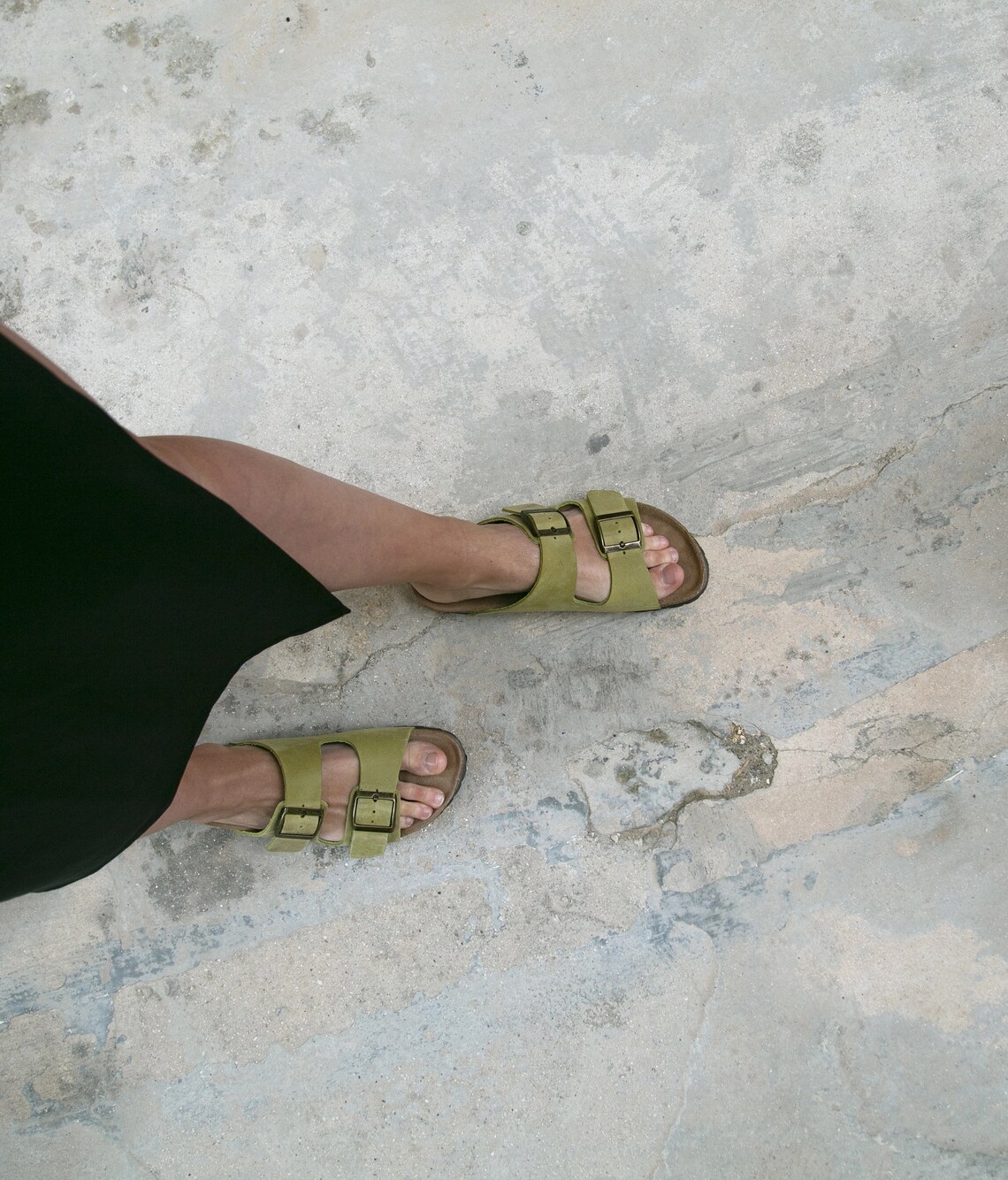 Cork Sandals, Women Slide, Summer Sandals, Handmade, Original Footbed ...